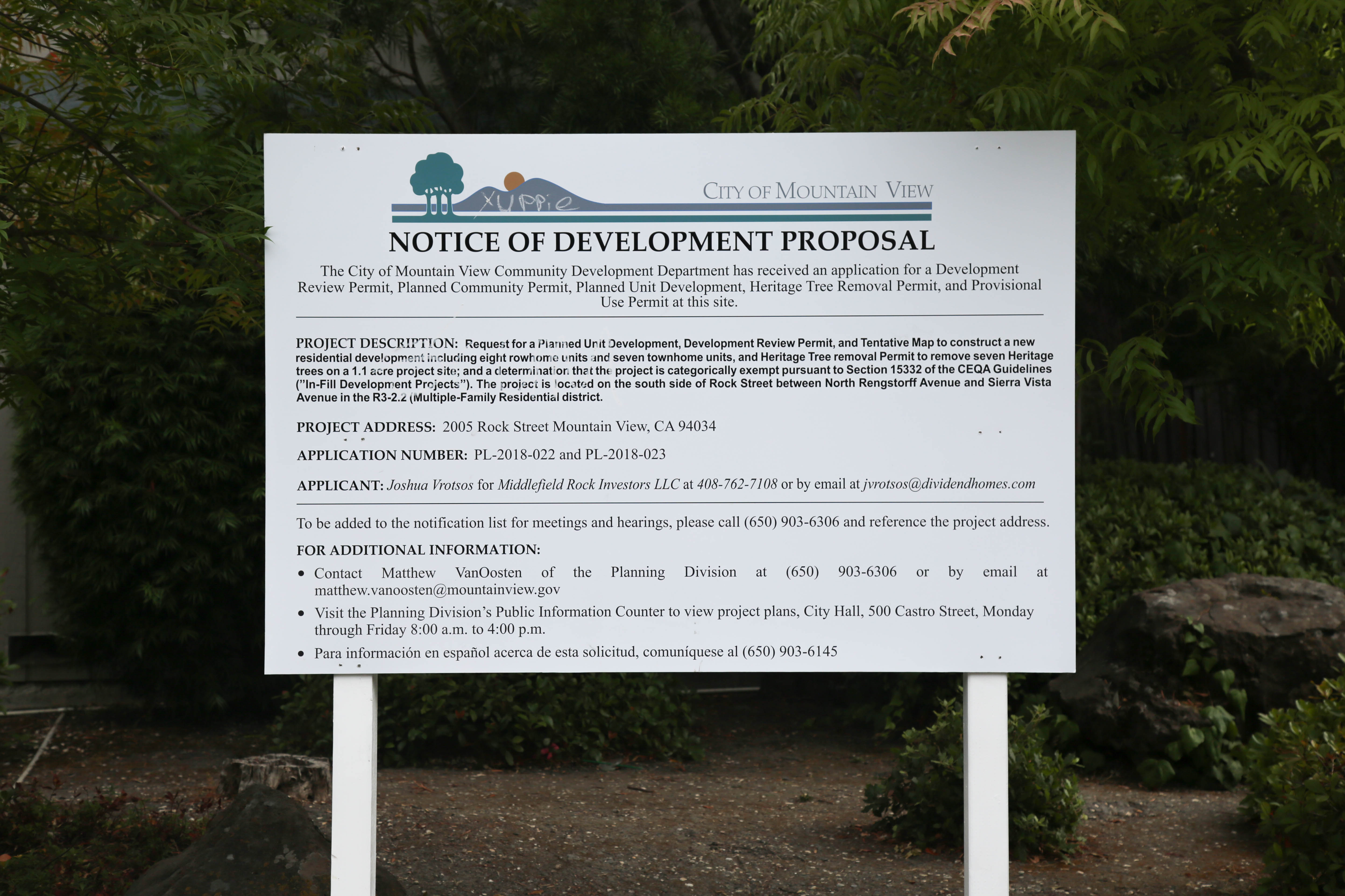 Notice of development proposal - Peninsula Press